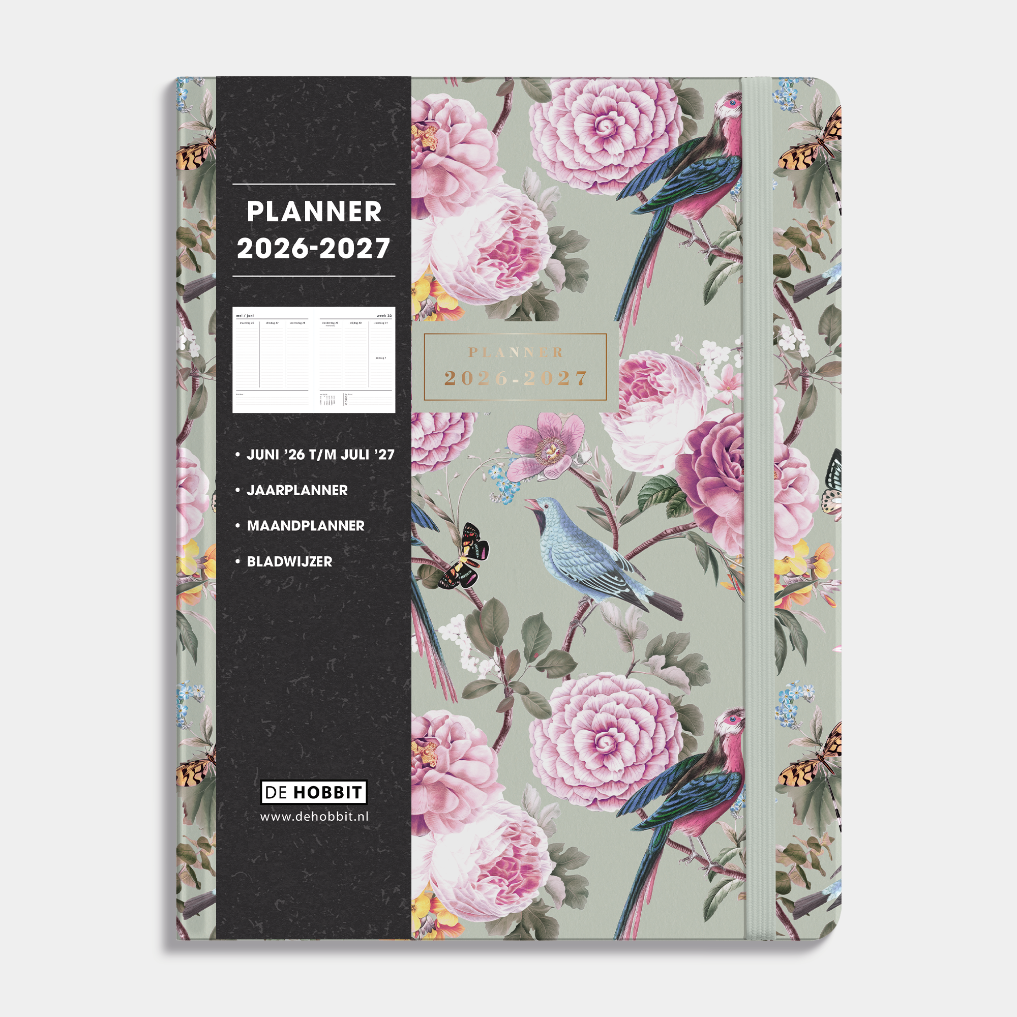 De Hobbit Weekplanner 2026-2027 ±A4 Romantisch – Uitgeverij De Hobbit®